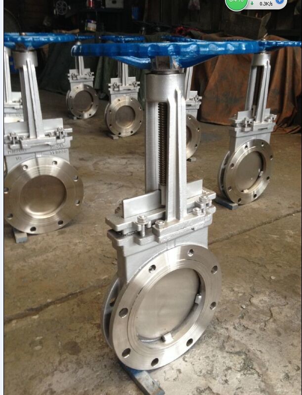 SS316 8” Cast Steel Gate Valve for paper pulp , sewage DN50 ~ DN 2000